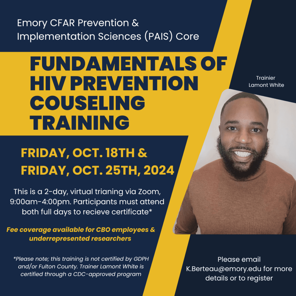 Fundamentals of HIV Prevention Counseling | Compass Initiative Compass ...